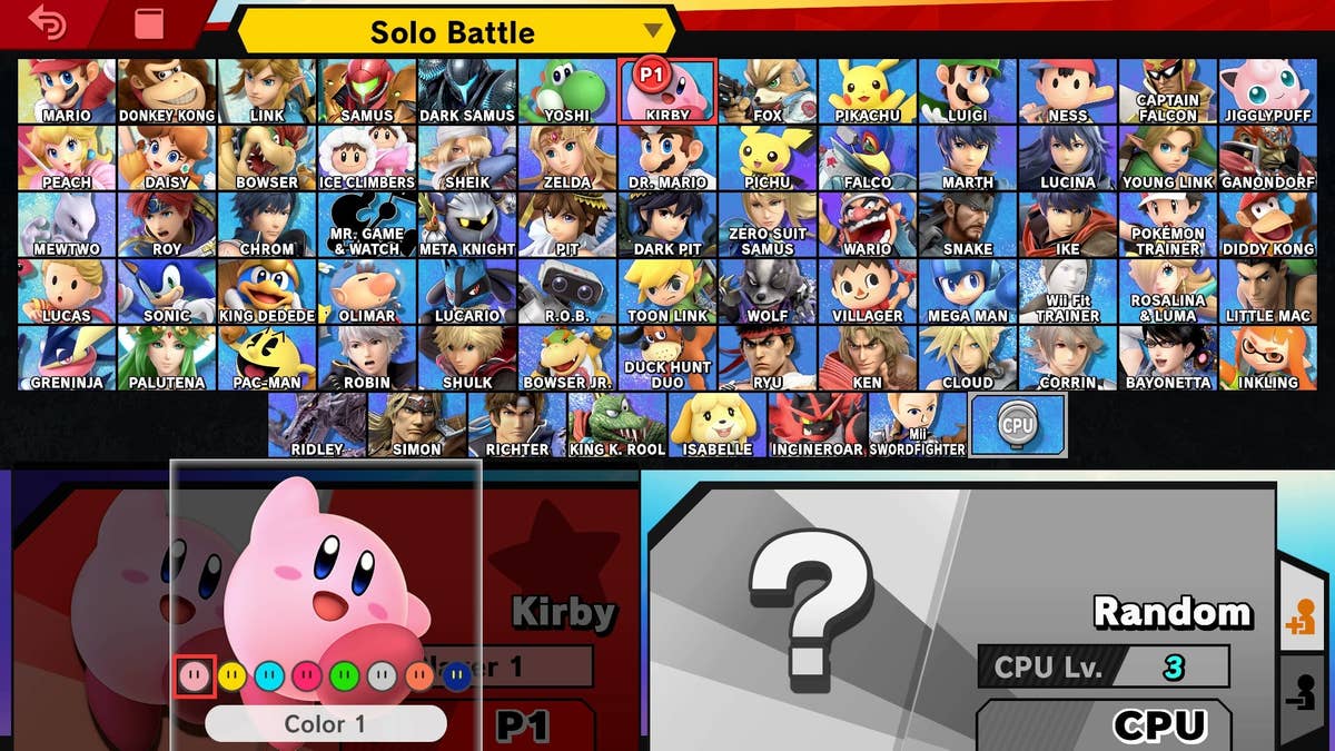 Kirby Super Smash Bros