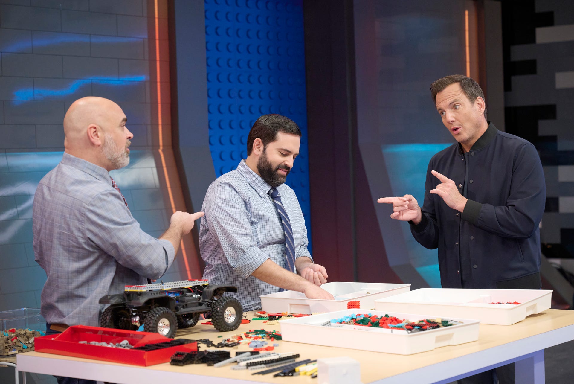 Will Arnett gears up to smash car and sub in this LEGO Masters clip ... Will Arnett gears up to smash car and sub in this LEGO Masters clip ...