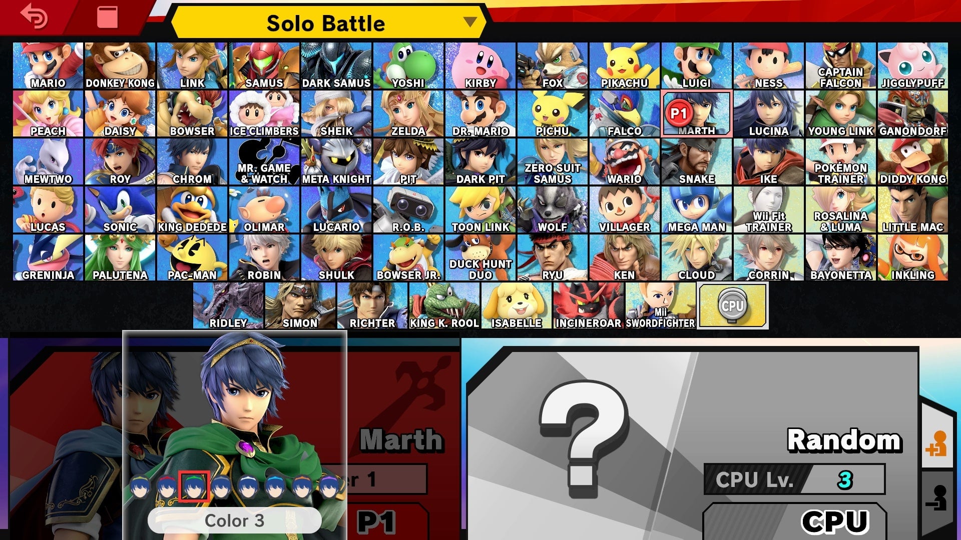 Marth Final Smash