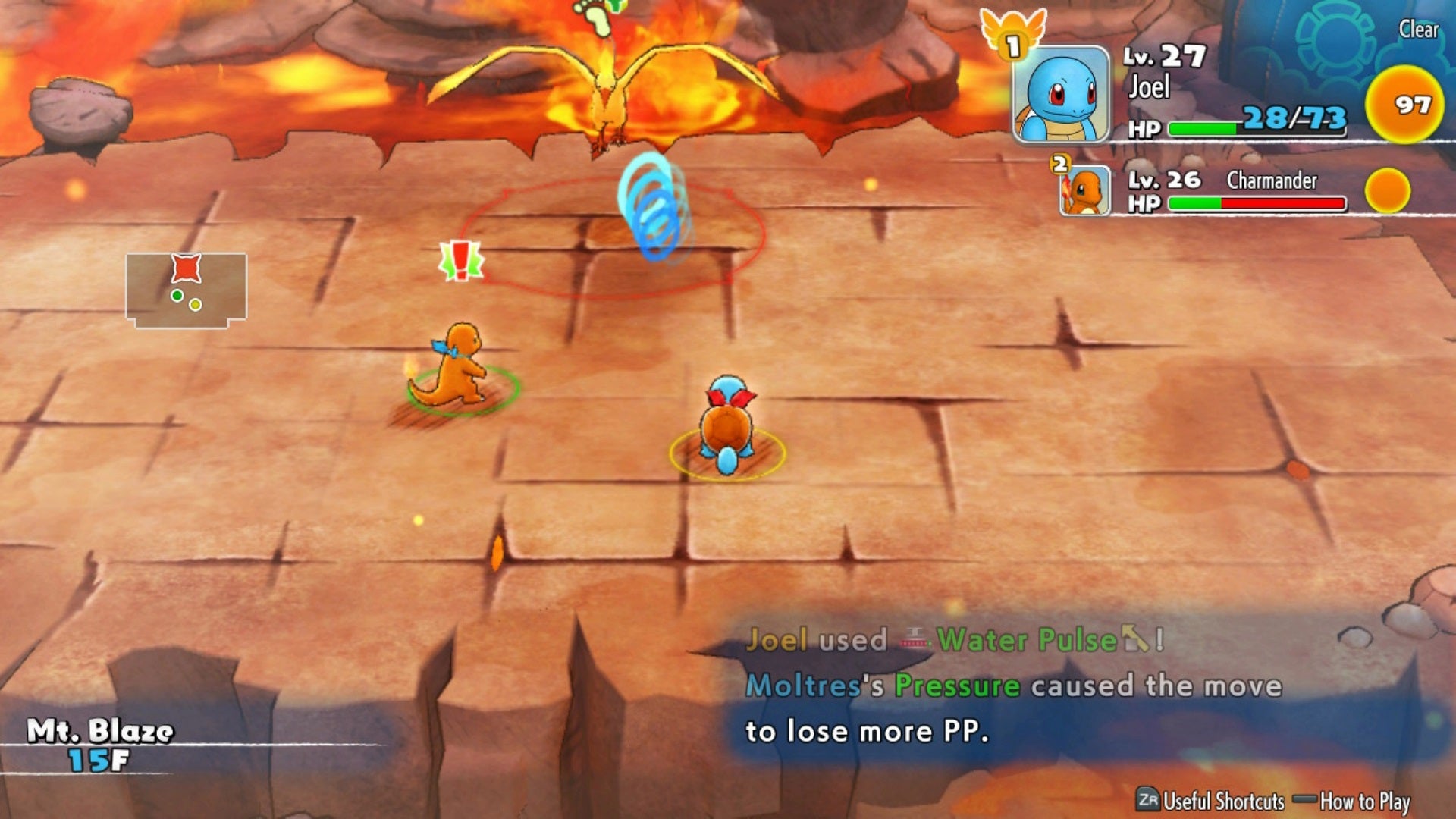 Pokemon Mystery Dungeon Rescue Team DX: How to Beat the Moltres Boss ...