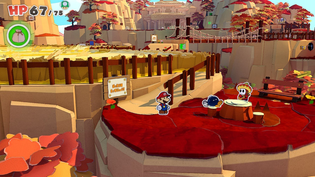 Paper Mario The Origami King: Where to Find Bobby the Bob-Omb in Autumn ...