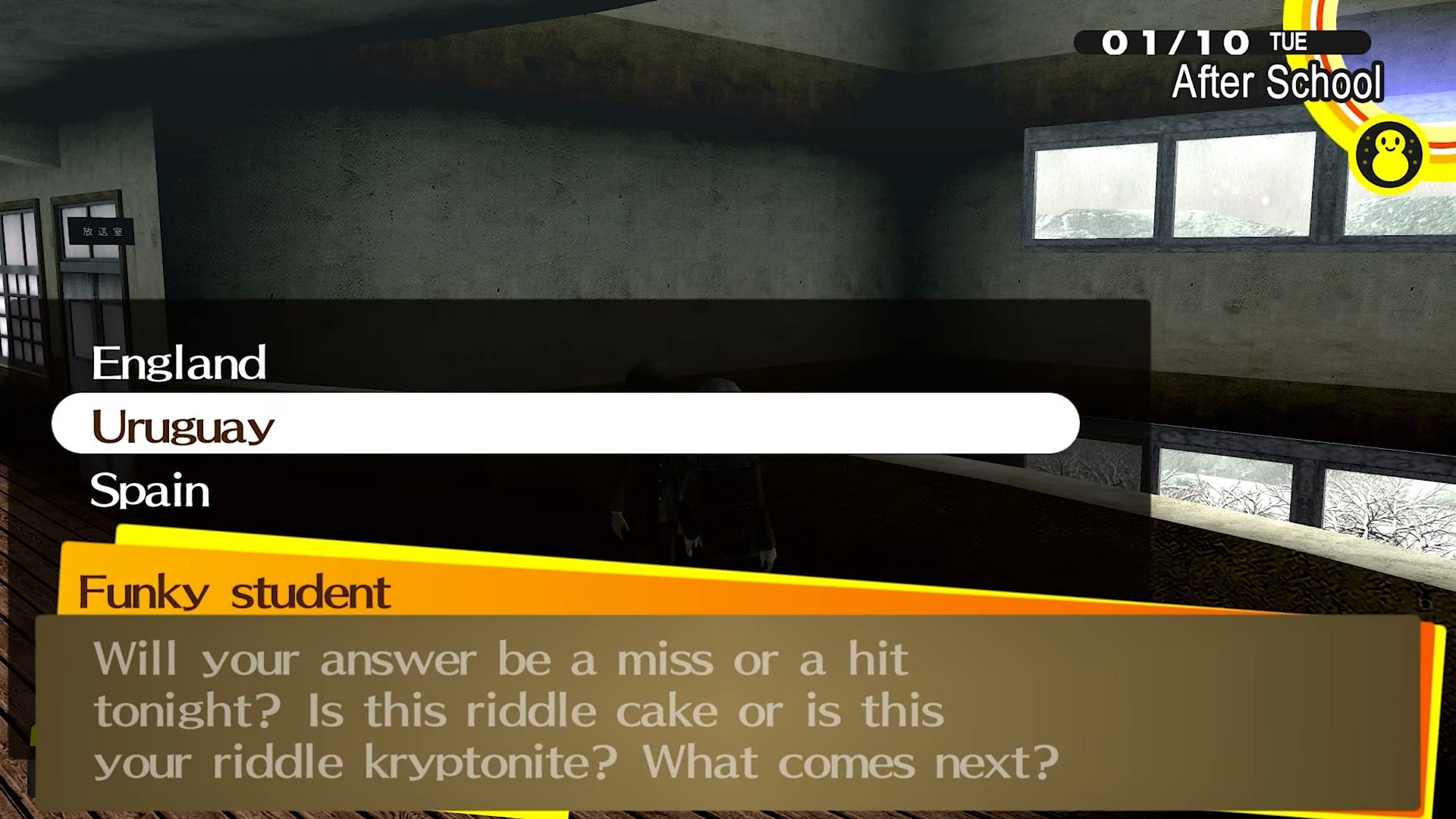 Persona 4 Golden riddle answers, including 'Who's the Riddle Master ... Persona 4 Golden riddle answers, including 'Who's the Riddle Master ...