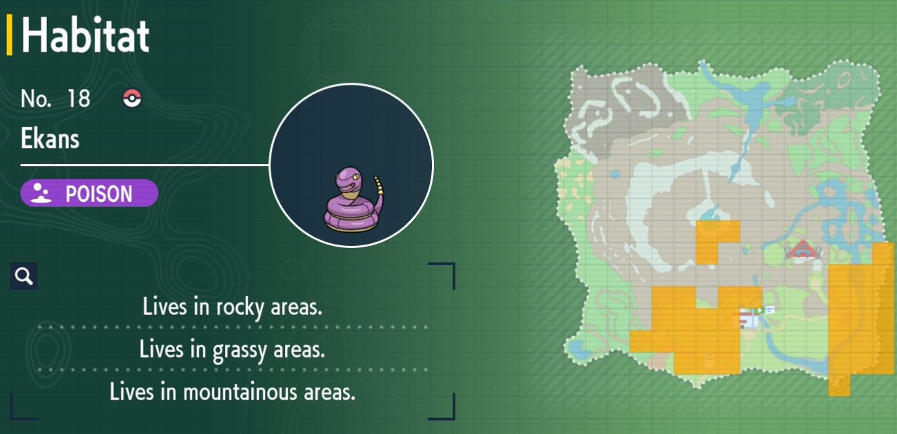 Pokémon Teal Mask Pokédex, all returning Pokémon and locations in the ...