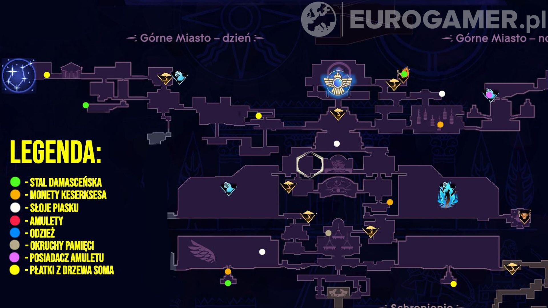 Prince of Persia The Lost Crown - Górne Miasto, mapa | Eurogamer.pl