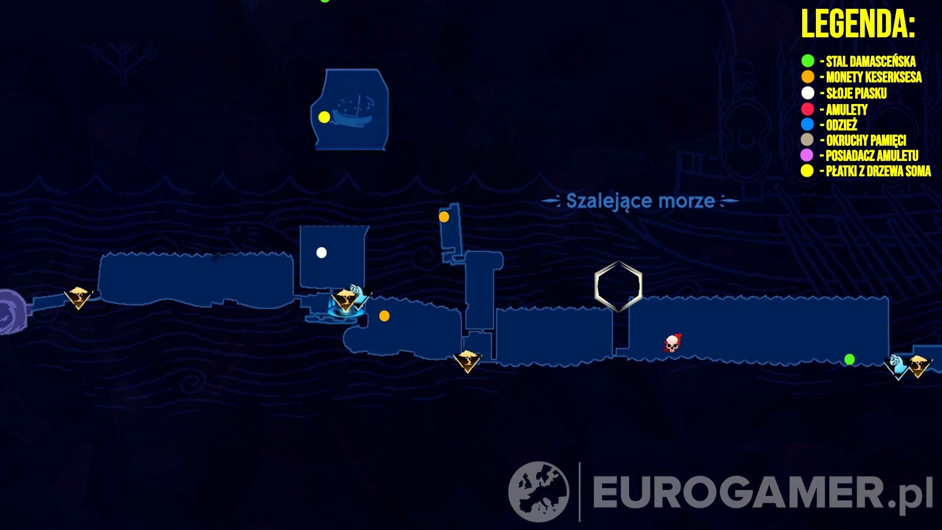 Prince of Persia The Lost Crown - Szalejące Morze, mapa | Eurogamer.pl