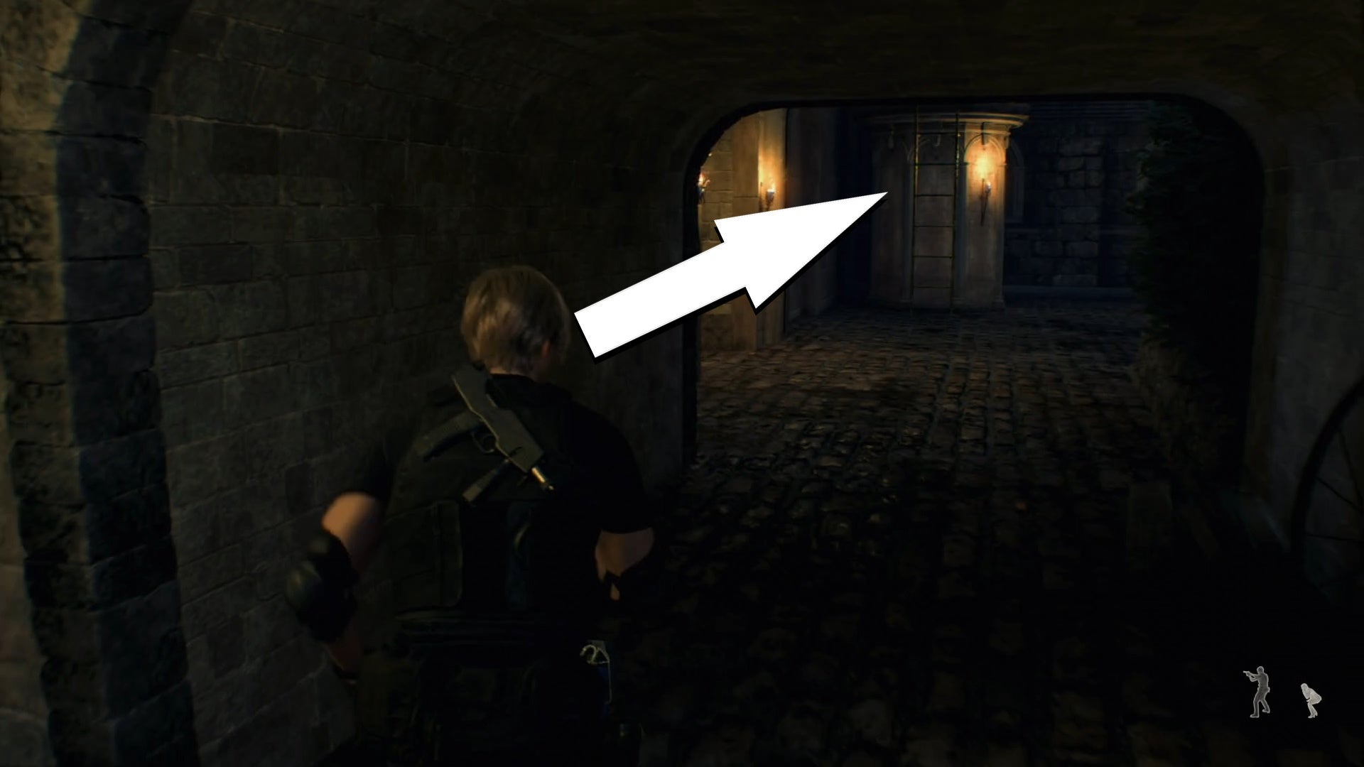 Resident Evil 4 Courtyard flag Tower Lever locations | Eurogamer.net