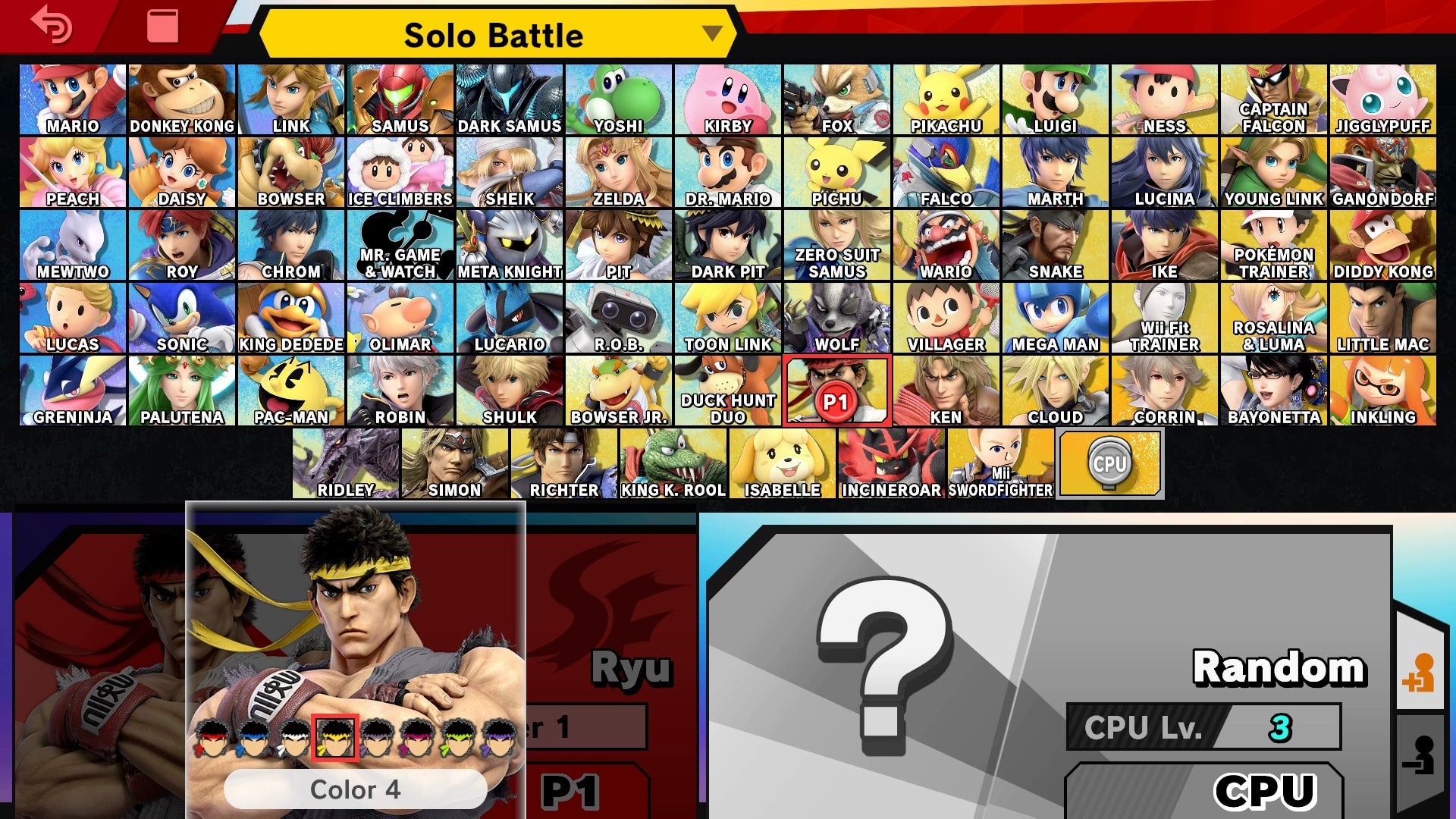 Ryu Super Smash Bros Ultimate Guide - Unlock, Moves, Changes, Ryu ...