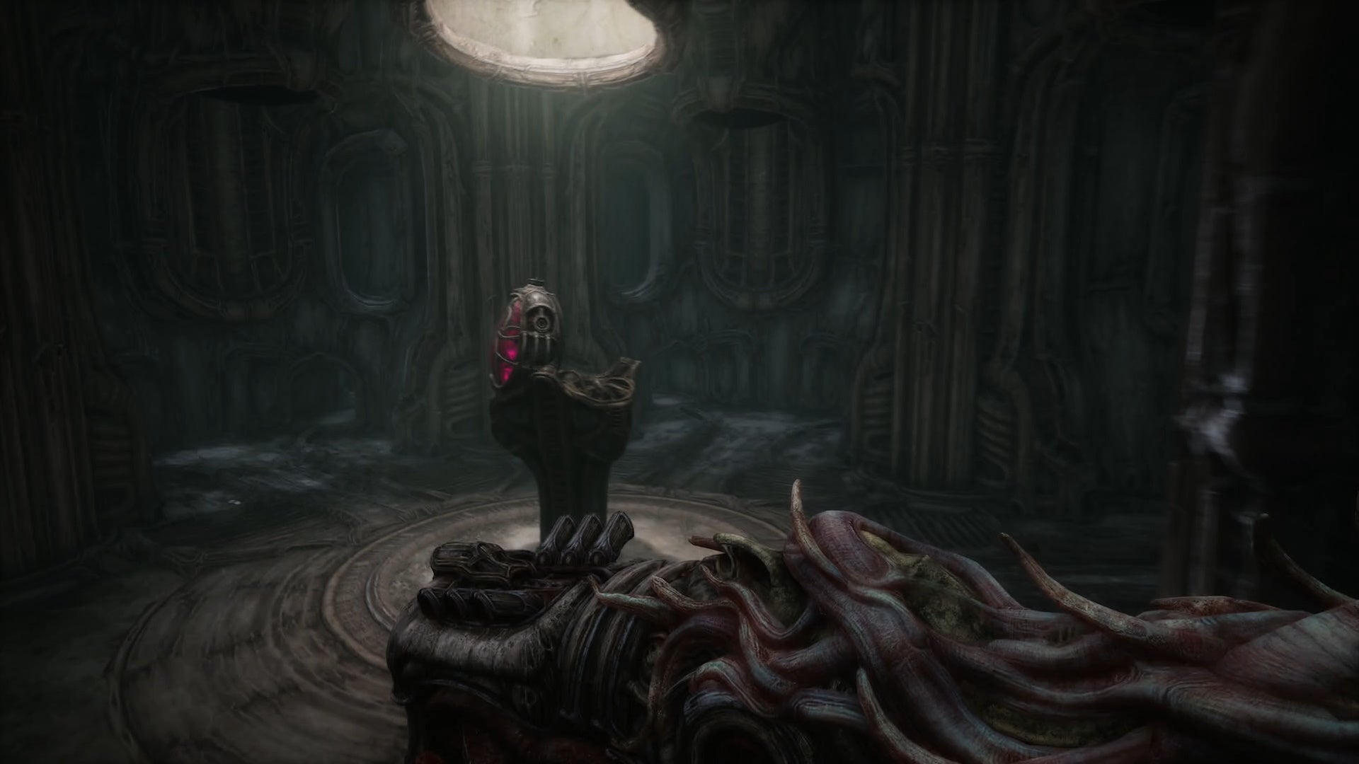 Scorn Act 5 grenade launcher boss strategy | Eurogamer.net