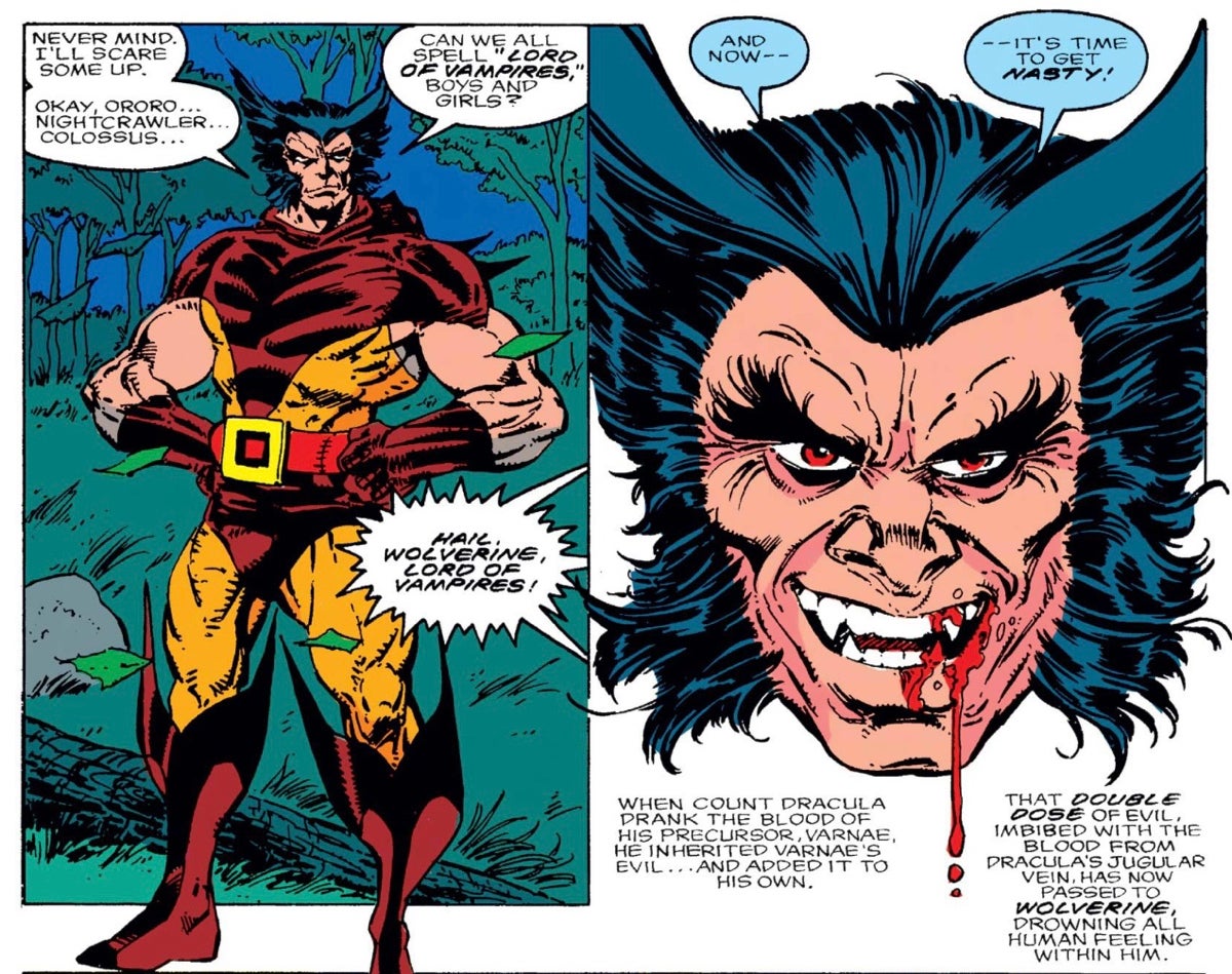 Spider-Man isn't the first Marvel hero turned into a vampire... Storm ...