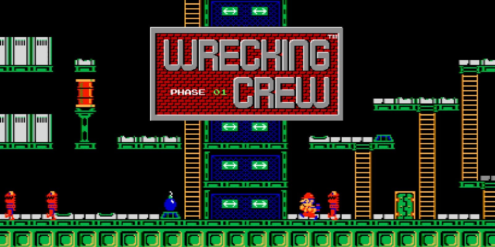 I've discovered Wrecking Crew, the game where Mario can't jump, and it ...