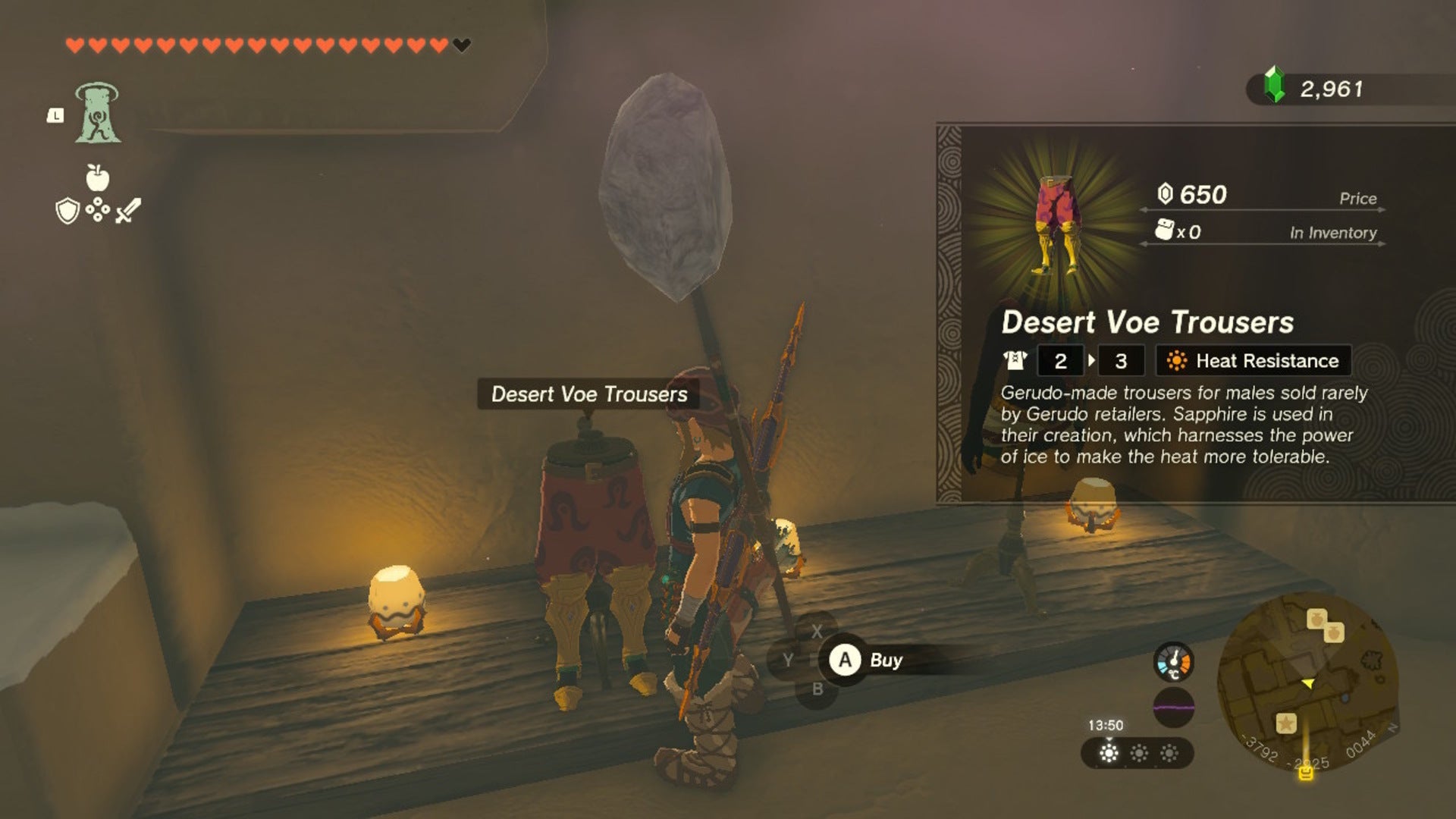 Zelda: Tears of the Kingdom Desert Voe armor set locations | VG247