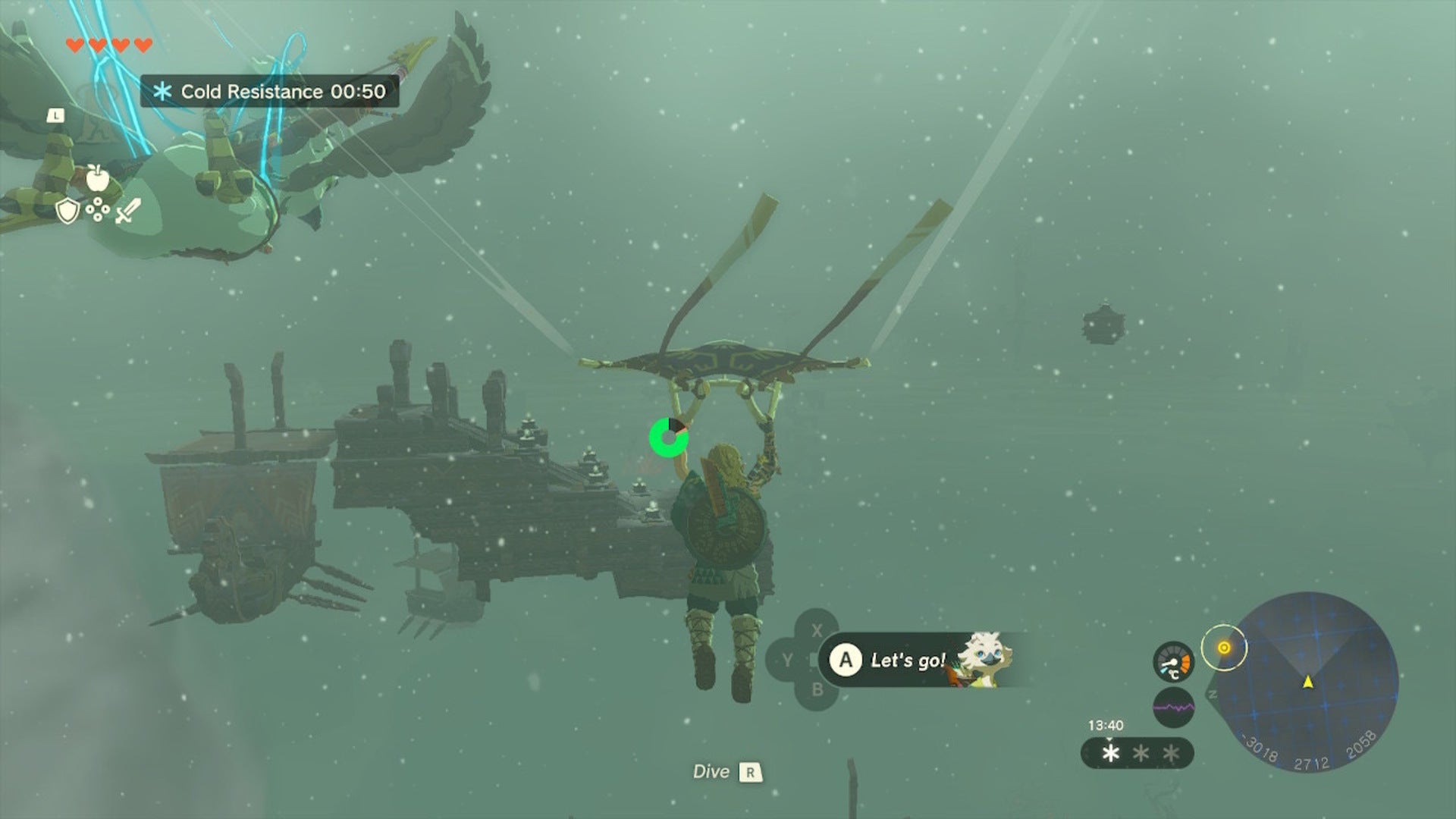 How to climb the sky islands to the big cloud in Zelda: Tears of the ...