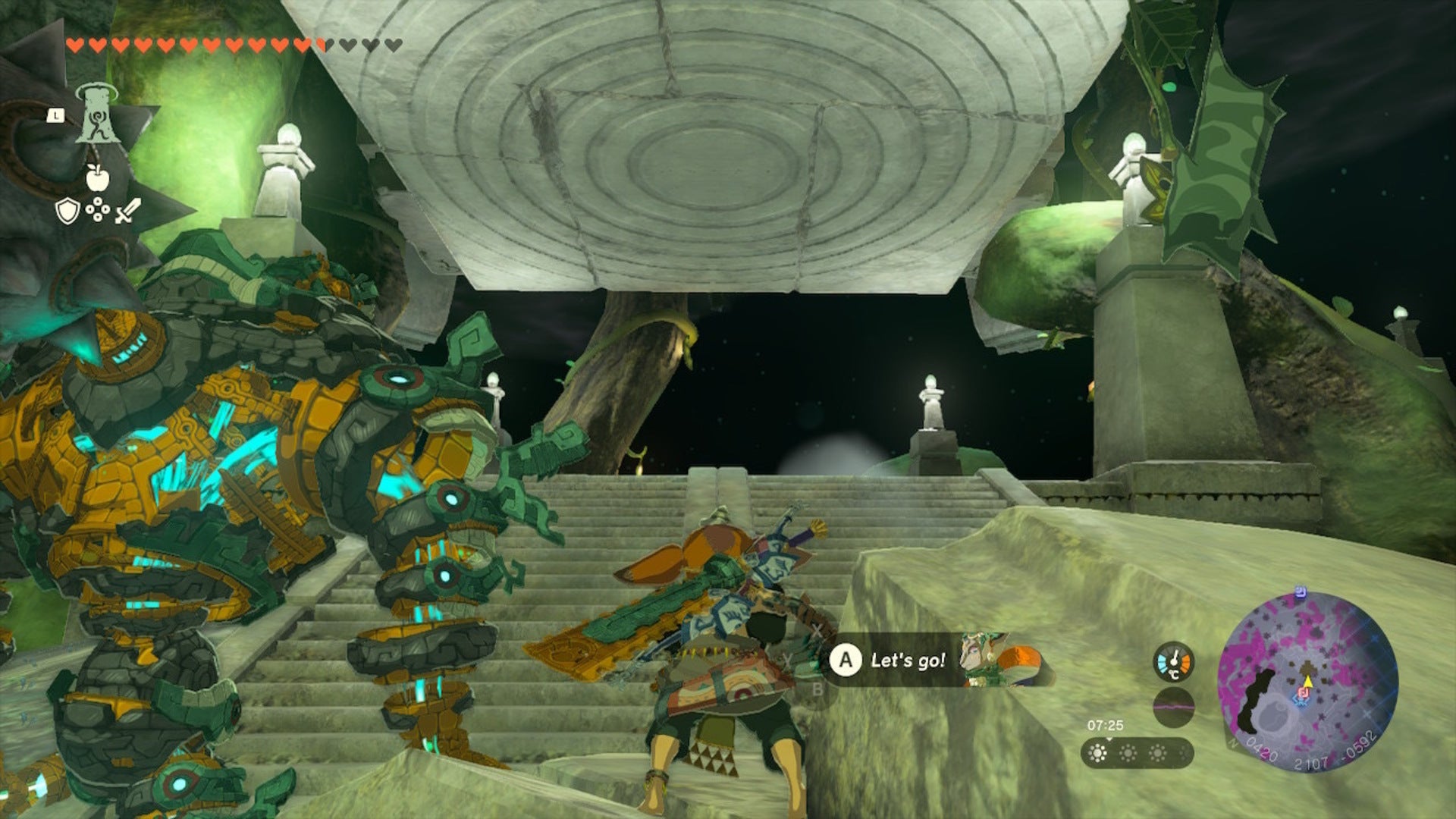How to pass the Lost Woods to Korok Forest in Zelda: Tears of the ...