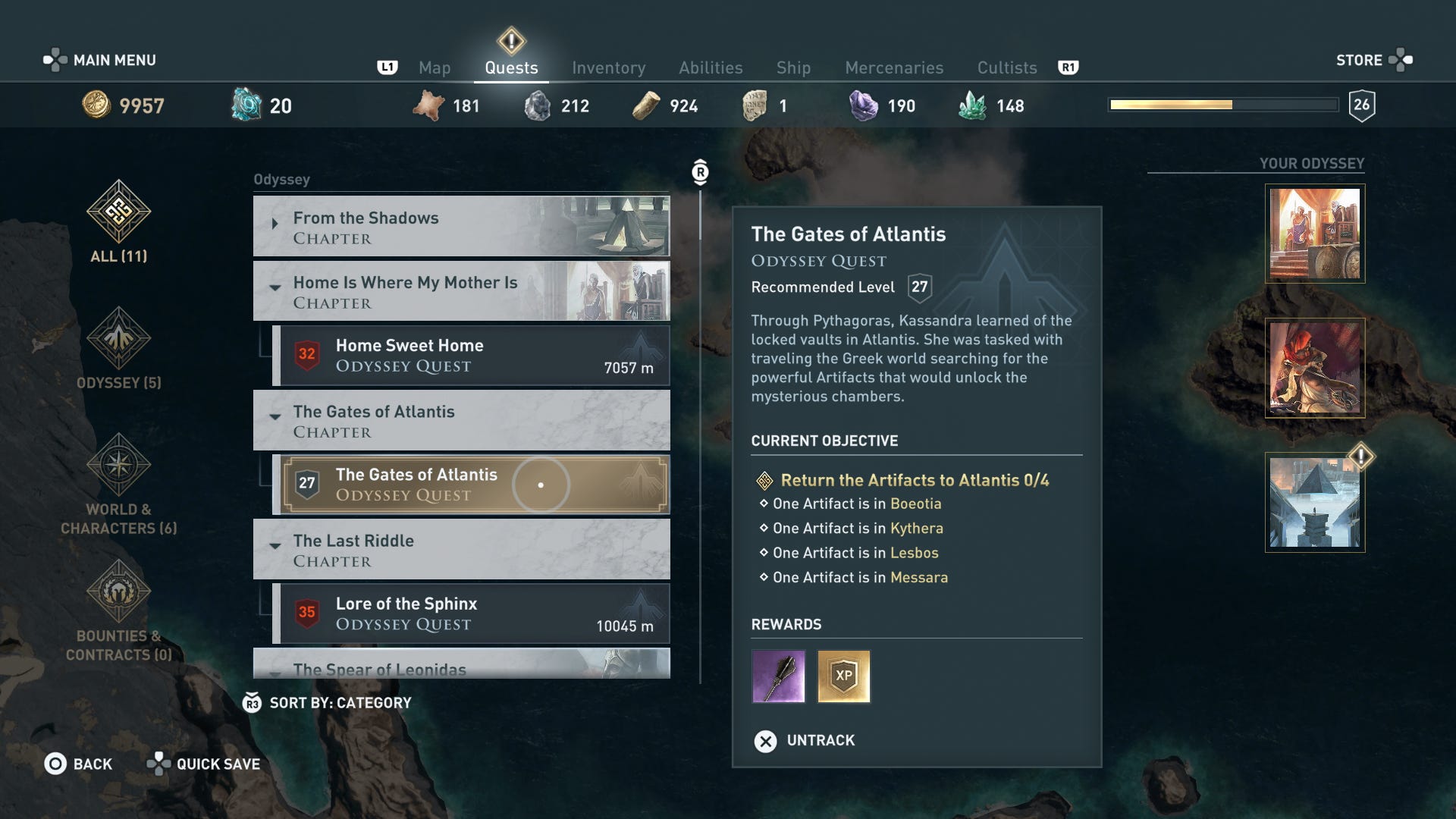 Assassins Creed Odyssey Where To Find The Four Pieces Of Atlantis Vg247