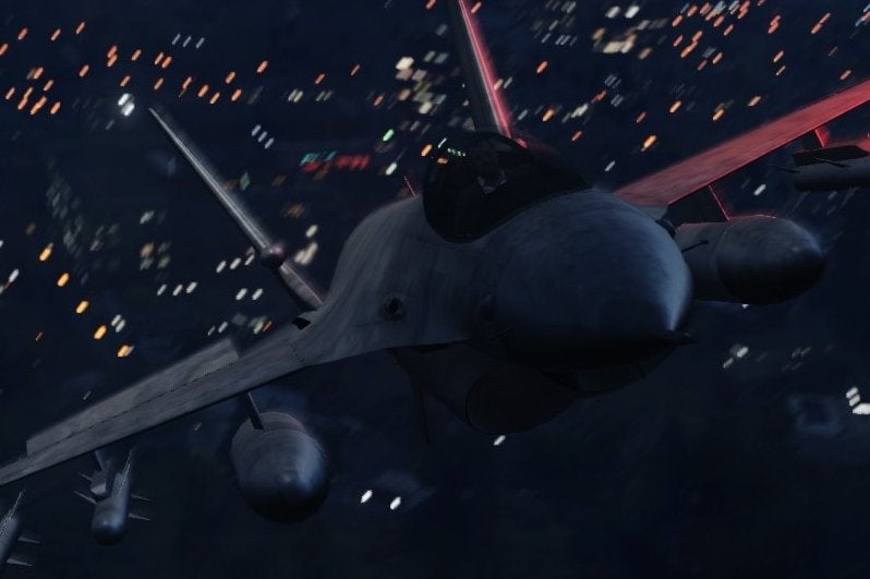 Acrobacias incríveis num caça em GTA V | Eurogamer.pt