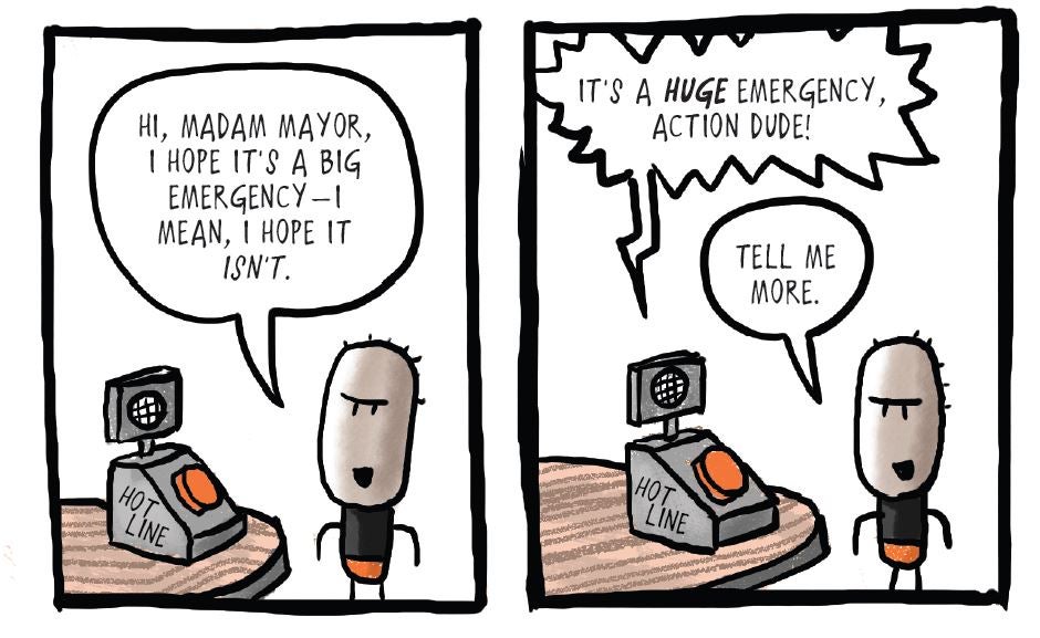 How Emmy winner Andy Riley's tweet led to action parody comic Action ...