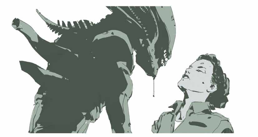 Alien: Isolation concept art is a precursor of horrors and calamities ...