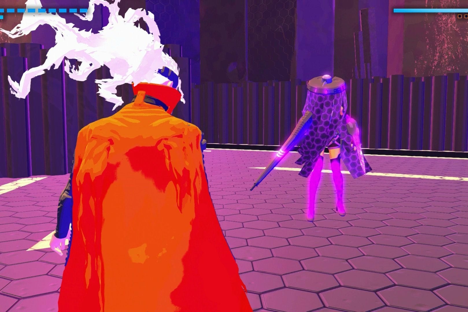 All boss action game Furi releases new trailer | Eurogamer.net