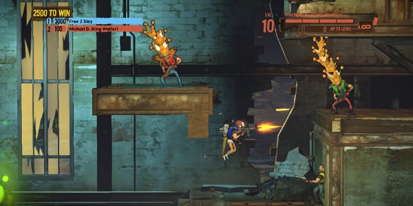 Side Scrolling Xbox Robot