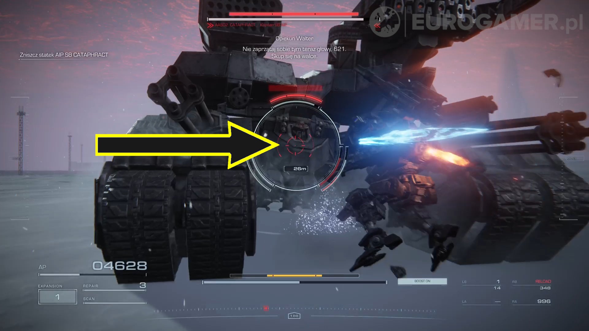 Armored Core 6 - boss: AAS02 Cataphract | Eurogamer.pl