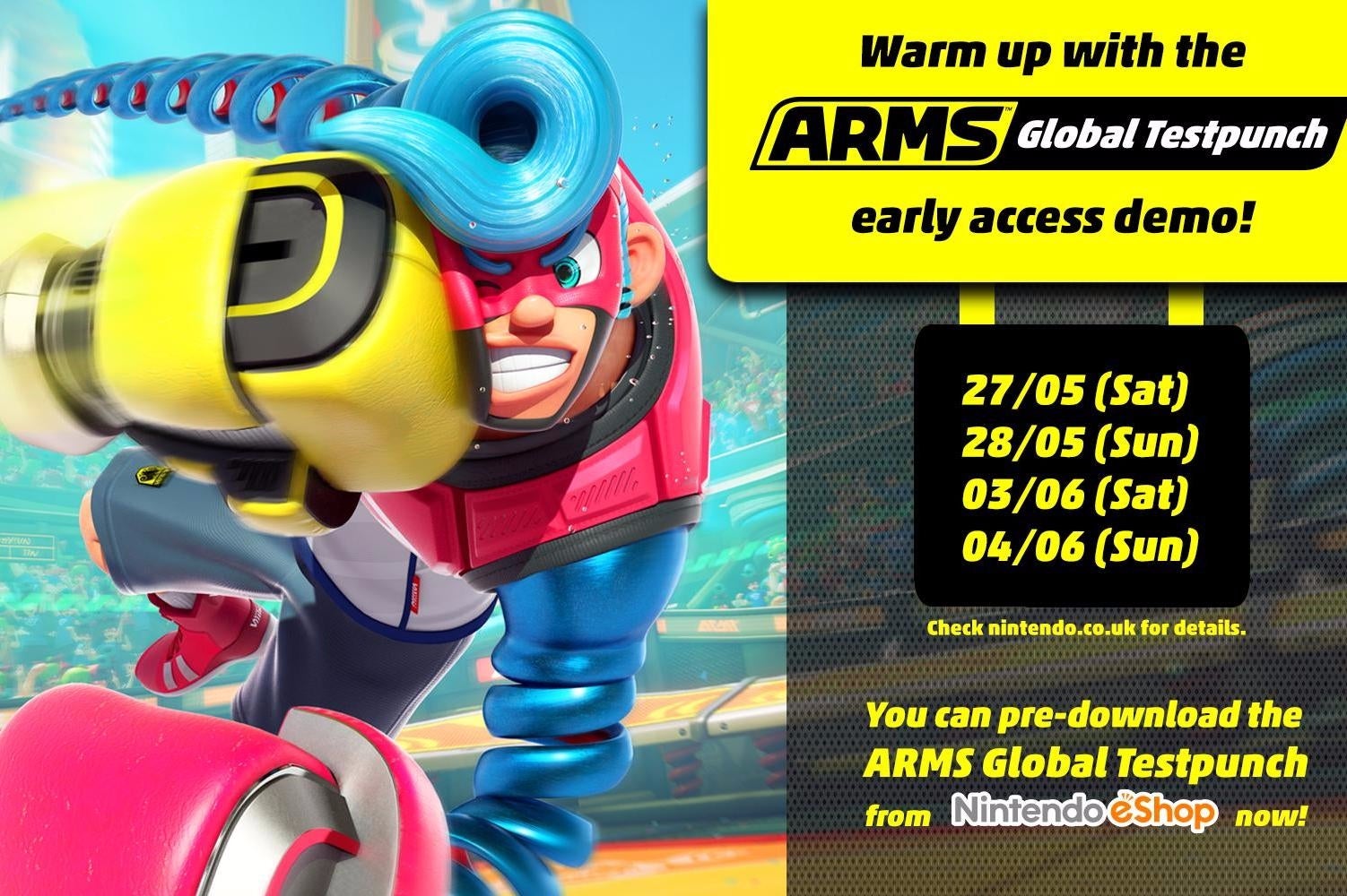 Arms is getting an open beta at the end of the month | Eurogamer.net