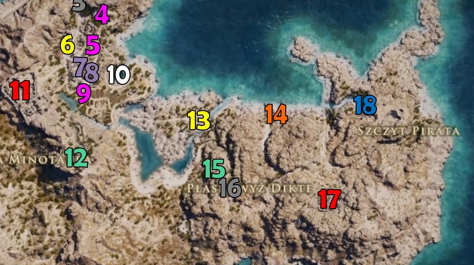 Assassin's Creed Odyssey - Pephka: mapa | Eurogamer.pl