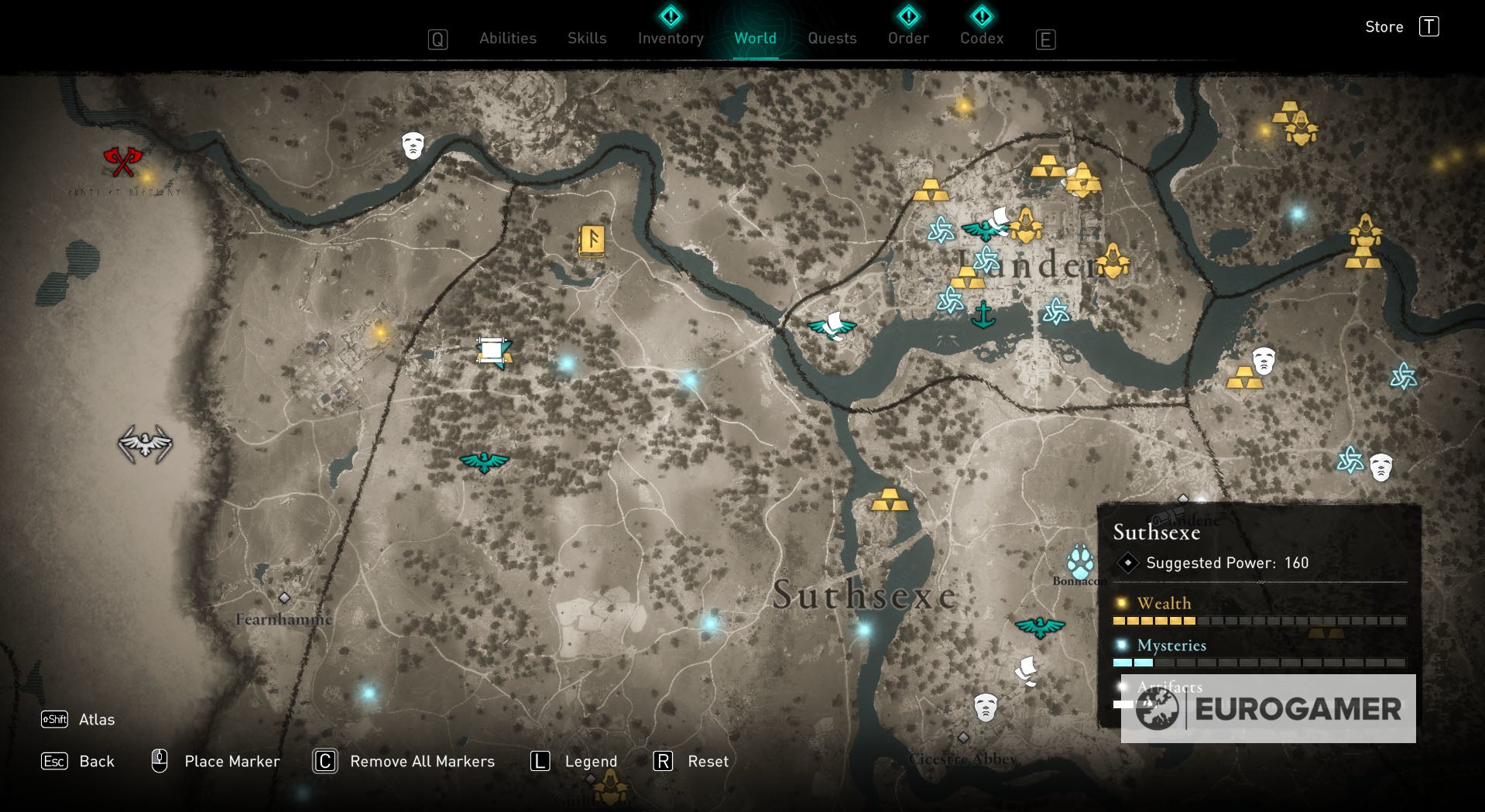 Assassin's Creed: Valhalla - Treasure Hoard map locations list by ...