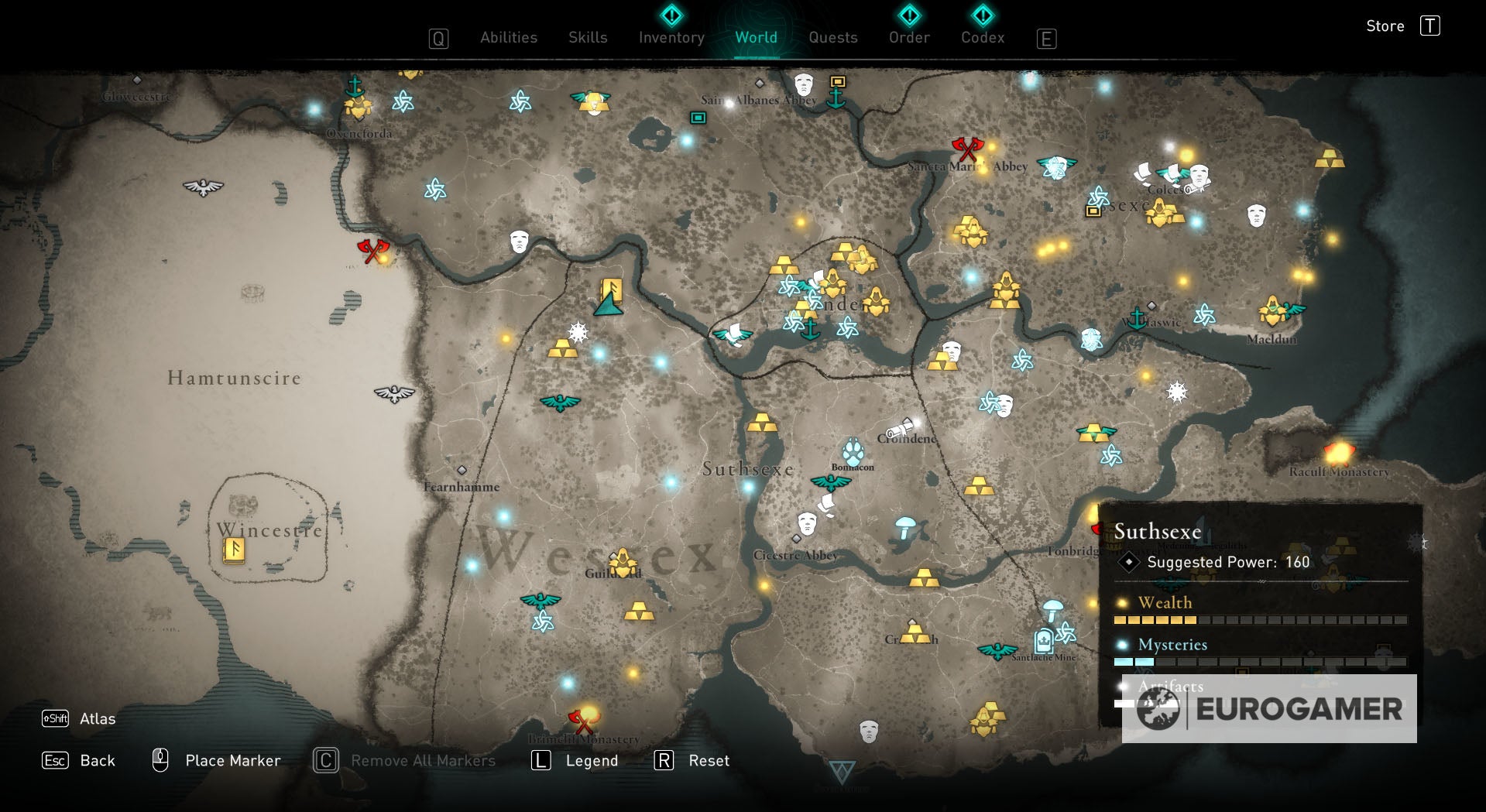 Assassin's Creed: Valhalla - Treasure Hoard map locations list by ...
