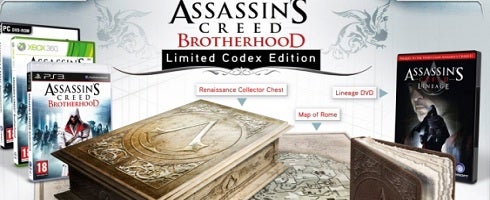 Assassin's Creed: Brotherhood 'Limited Codex Edition' coming to Europe ...