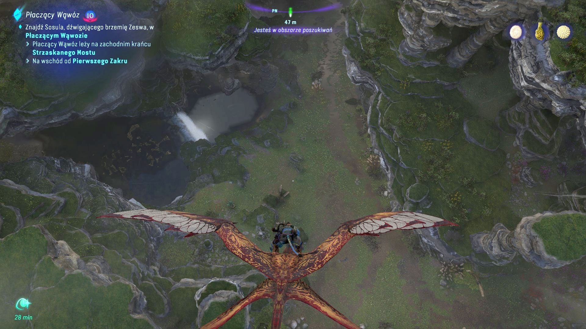 Avatar Frontiers of Pandora - Płaczący Wąwóz, fletnie wietrzne ...