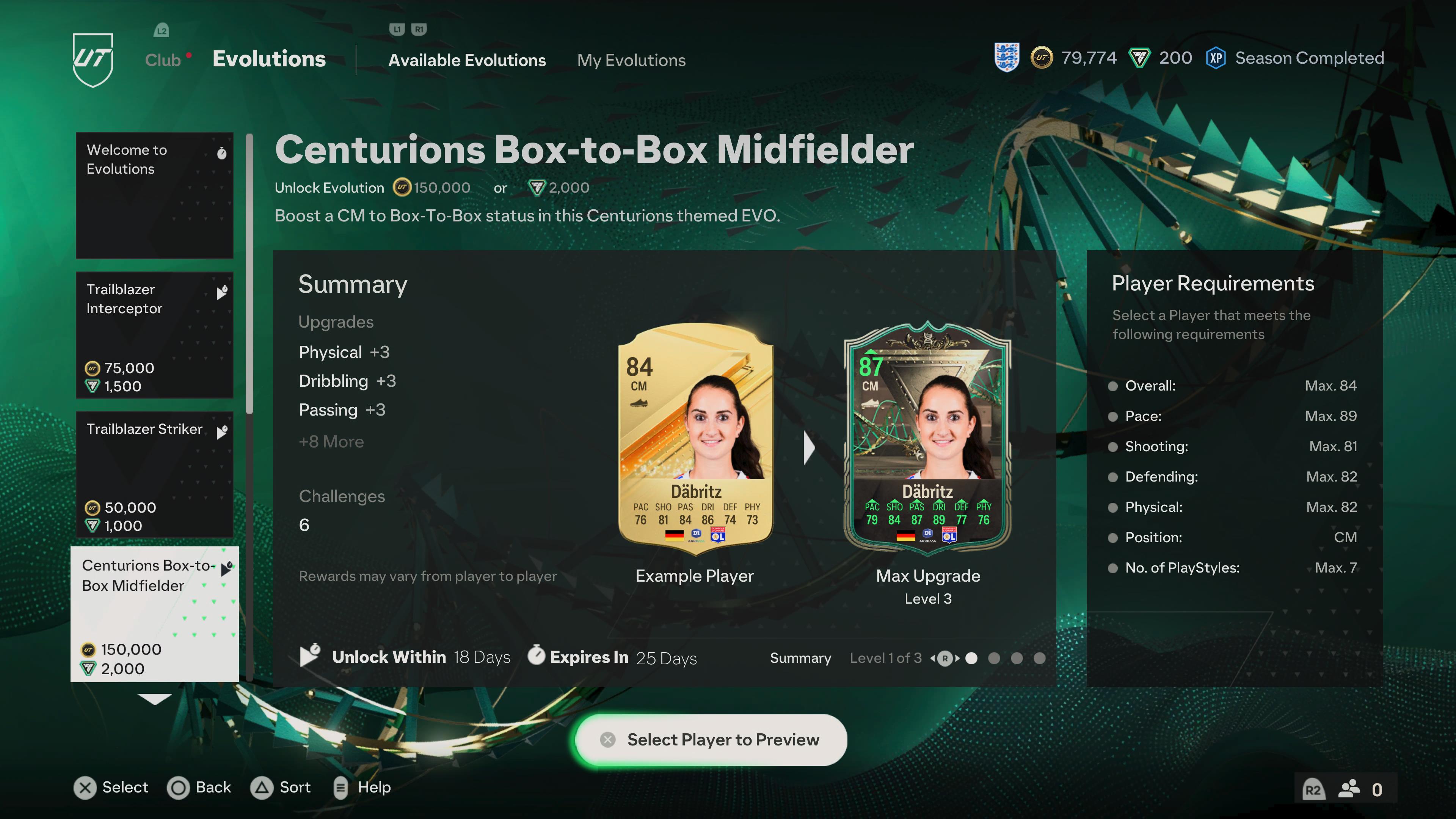 Best EAFC 24 Centurions Box-to-box midfielder Evolution players | VG247