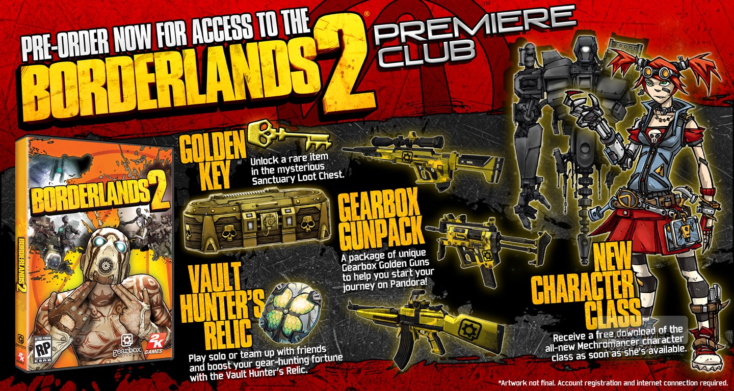 Borderlands 2: Collector's Editions detailed | Eurogamer.net