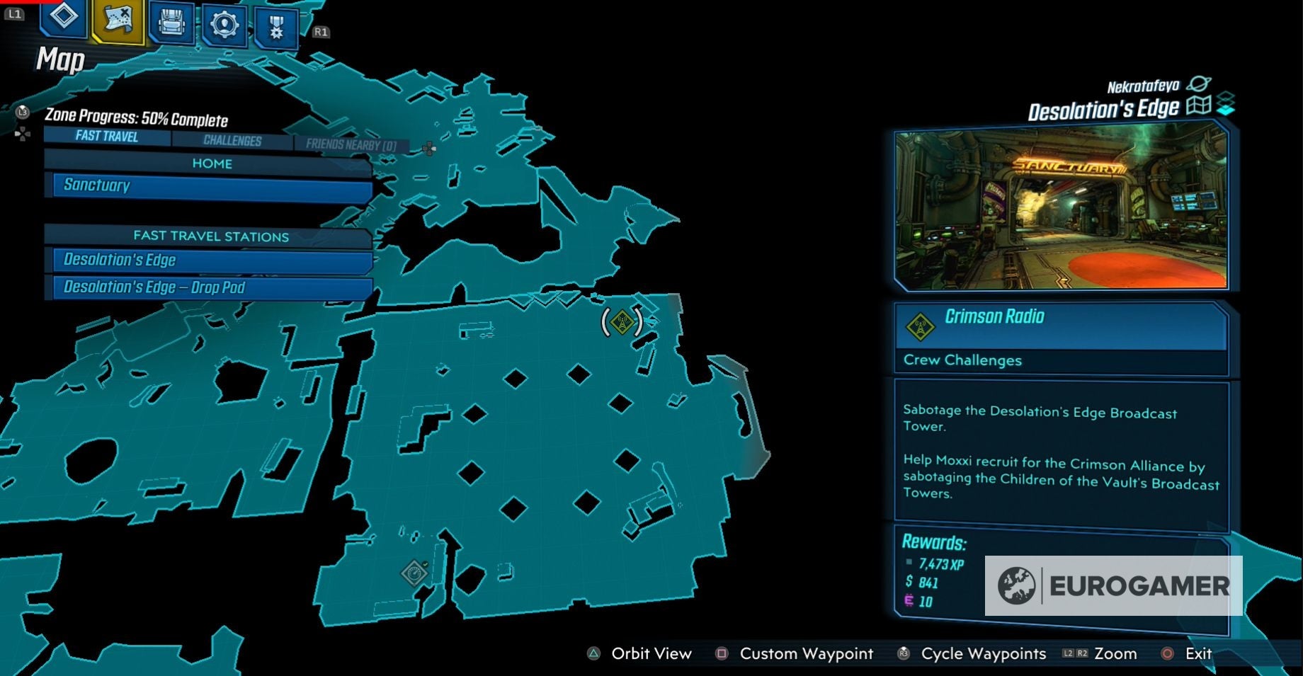 Borderlands 3 - znajdźki i sekrety: Desolation's Edge - Broadcast Tower ...