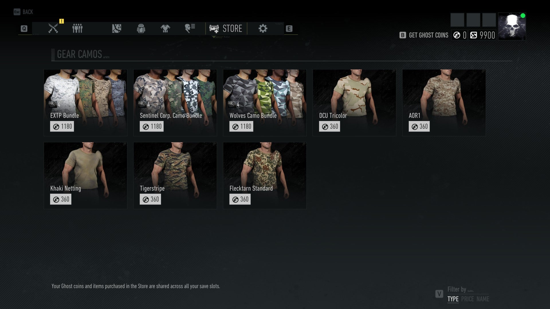 Look at all the things you can spend real money on in Ghost Recon ...