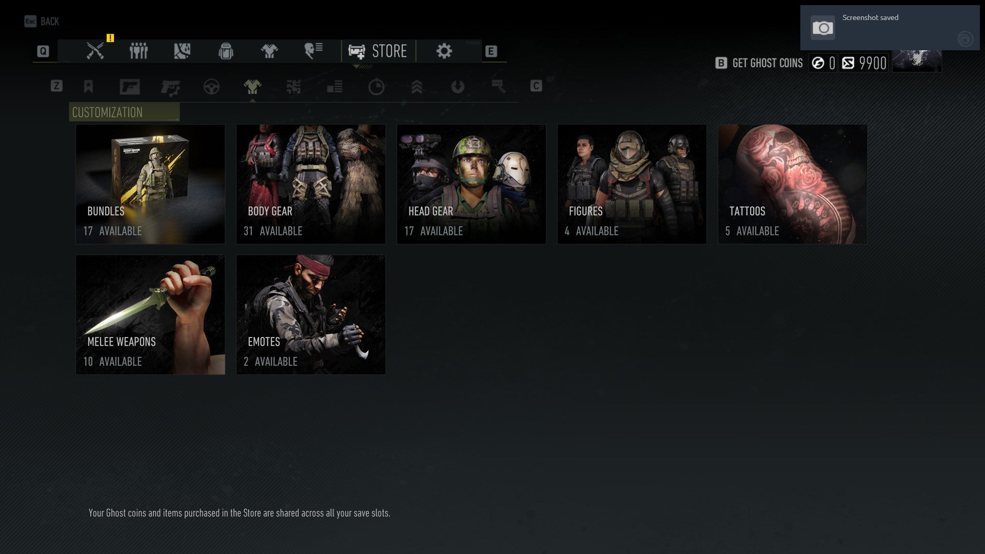 Look at all the things you can spend real money on in Ghost Recon ...