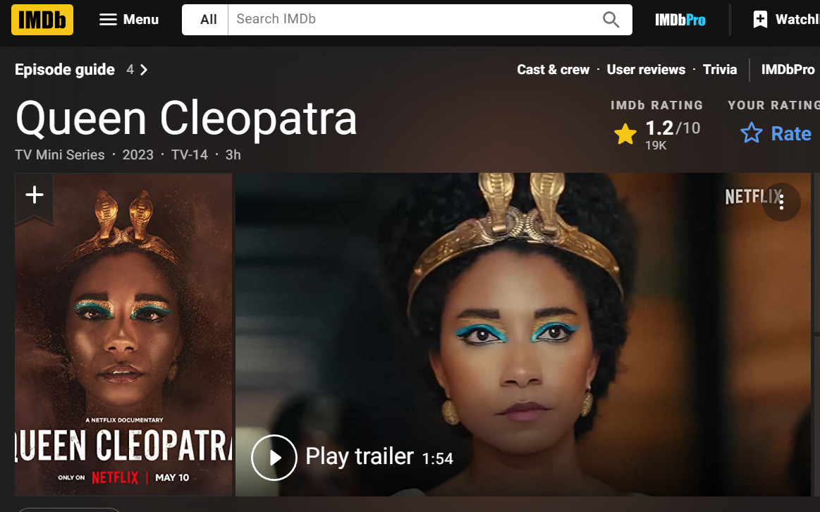 Atualizado: Queen Cleopatra uma das piores séries Netflix de sempre ...