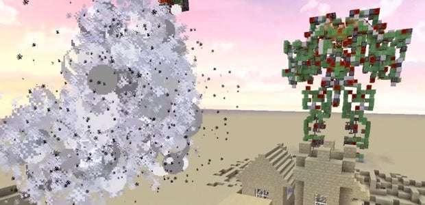 Colossus Deathbot Lets You Nuke Your Minecraft Foes | Rock Paper Shotgun