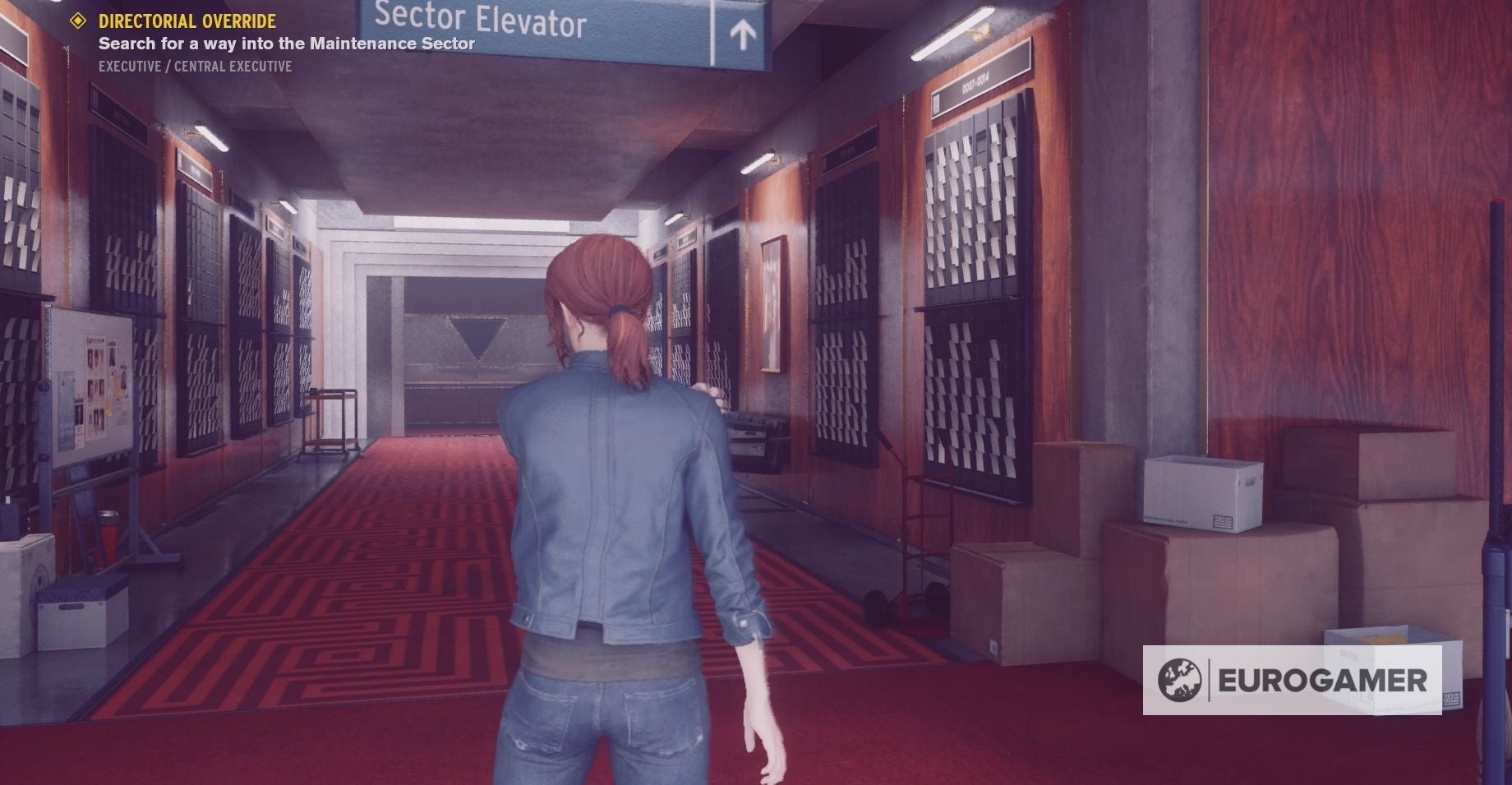 Control - Directorial Override mission: Reaching Maintenance Sector ...