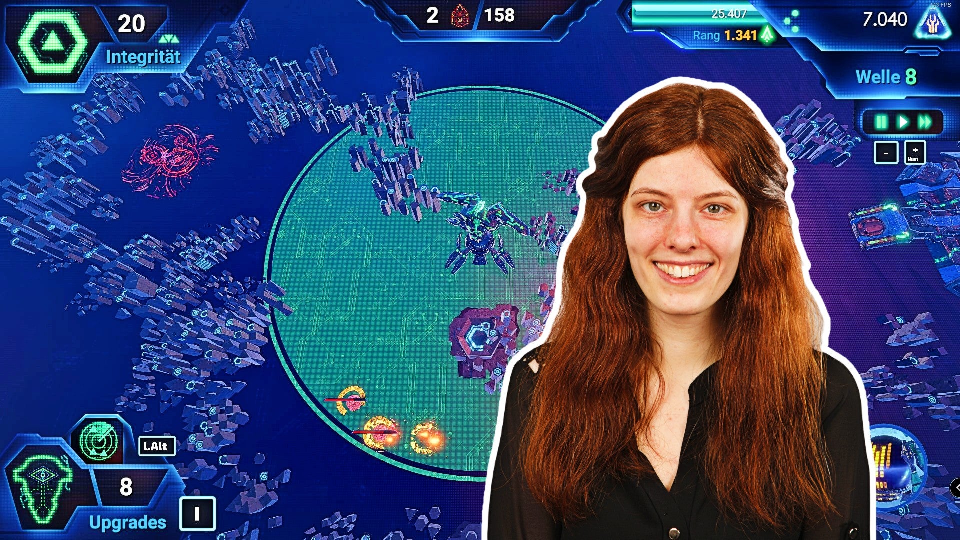 CyberTD bietet Towerdefense, Deckbuilding und Roguelite in einem | Eurogamer.de