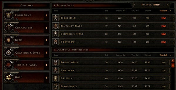 Diablo III's Real Money AH Open For Business In America | Rock Paper ...