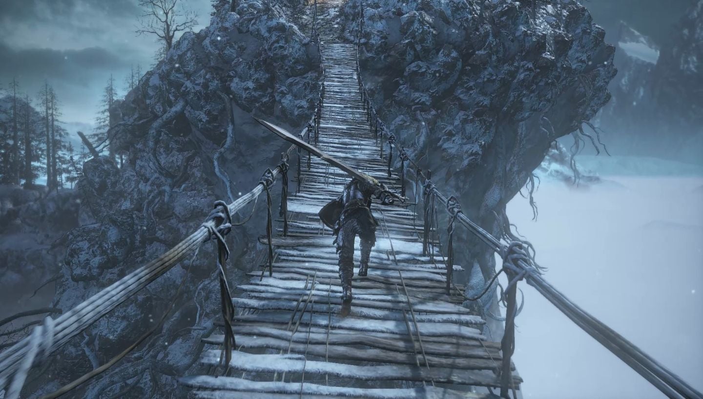 Dark Souls 3: Ashes of Ariandel - Rope Bridge Cave, Ariandel Chapel and ...
