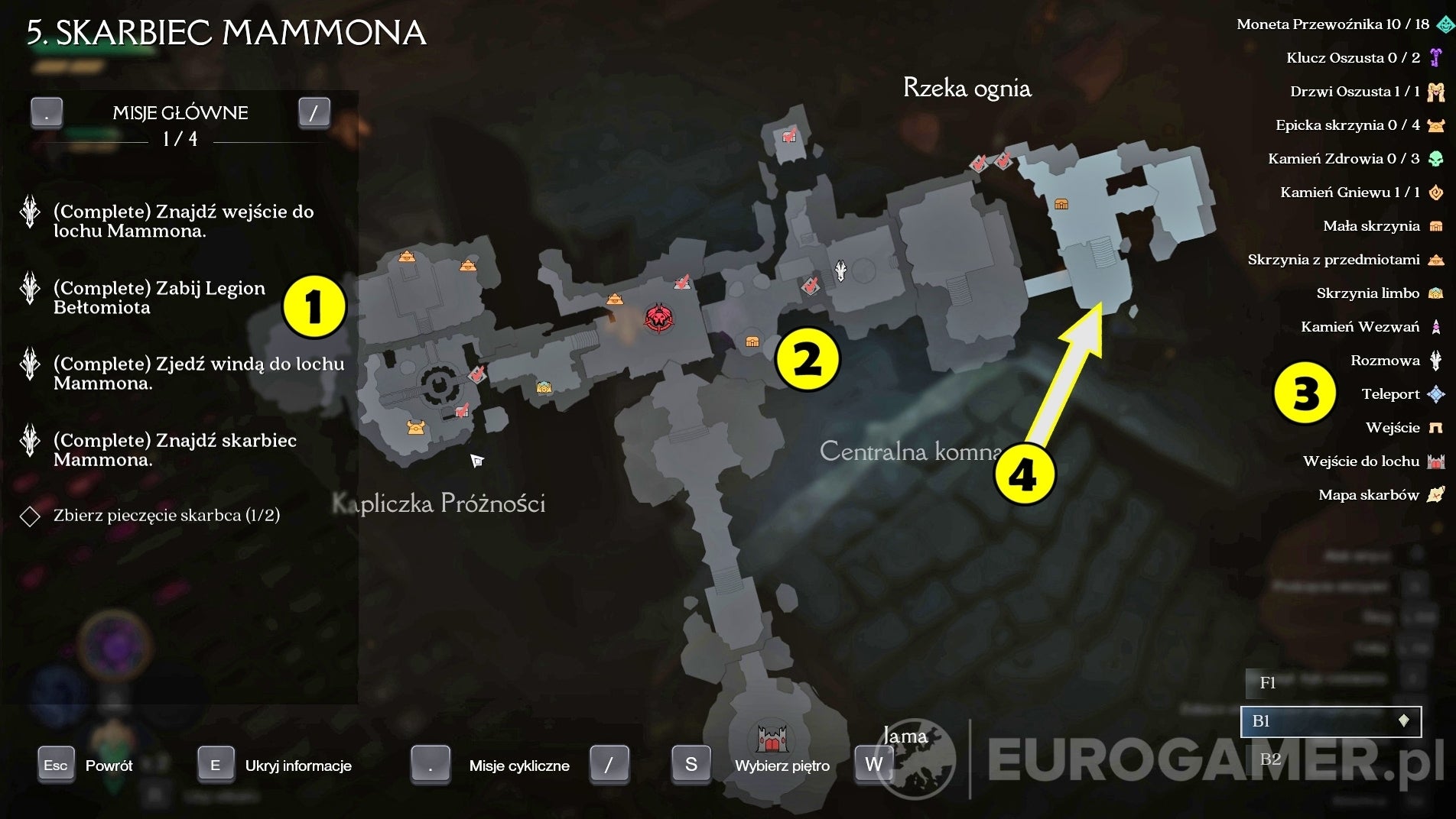 Darksiders Genesis - mapa, oznaczenia, znacznik bohatera | Eurogamer.pl