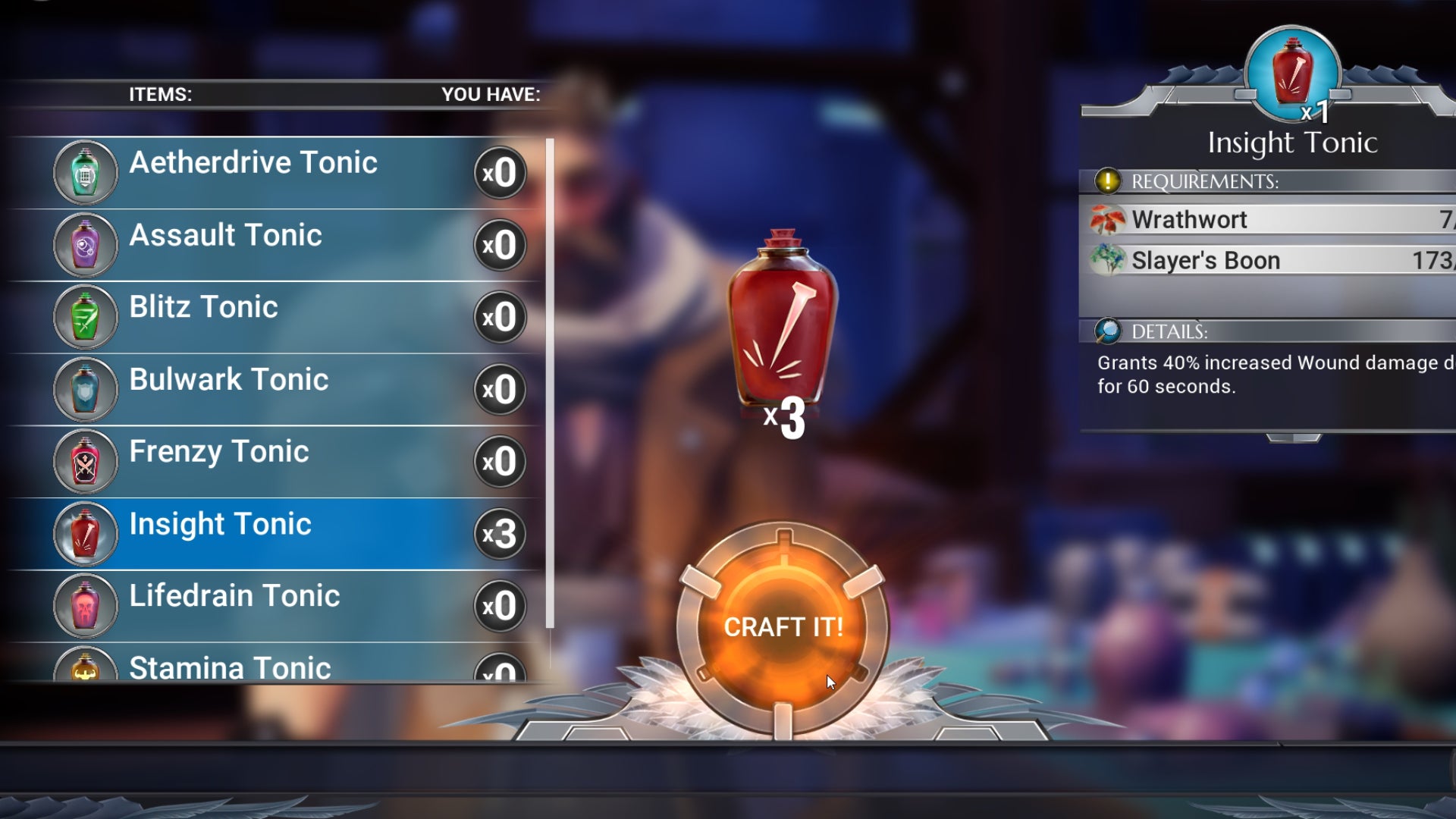 Dauntless crafting guide - how to craft grenades, potions, and pylons ...