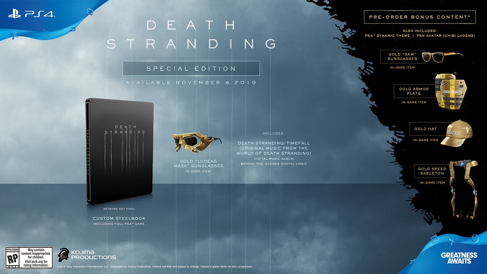 Death Stranding preorder and special edition bonuses explained: When do ...