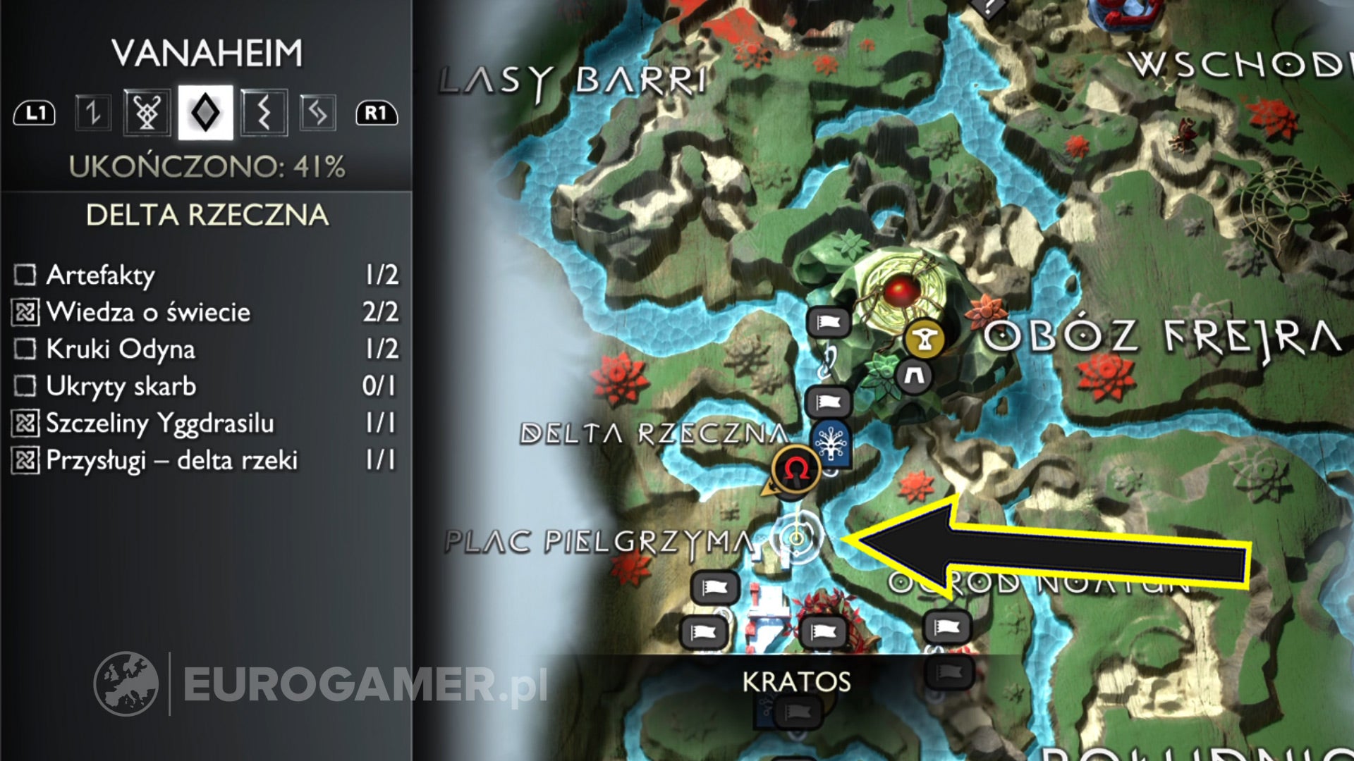 God of War Ragnarok - Delta Rzeczna, Vanaheim: znajdźki i sekrety ...