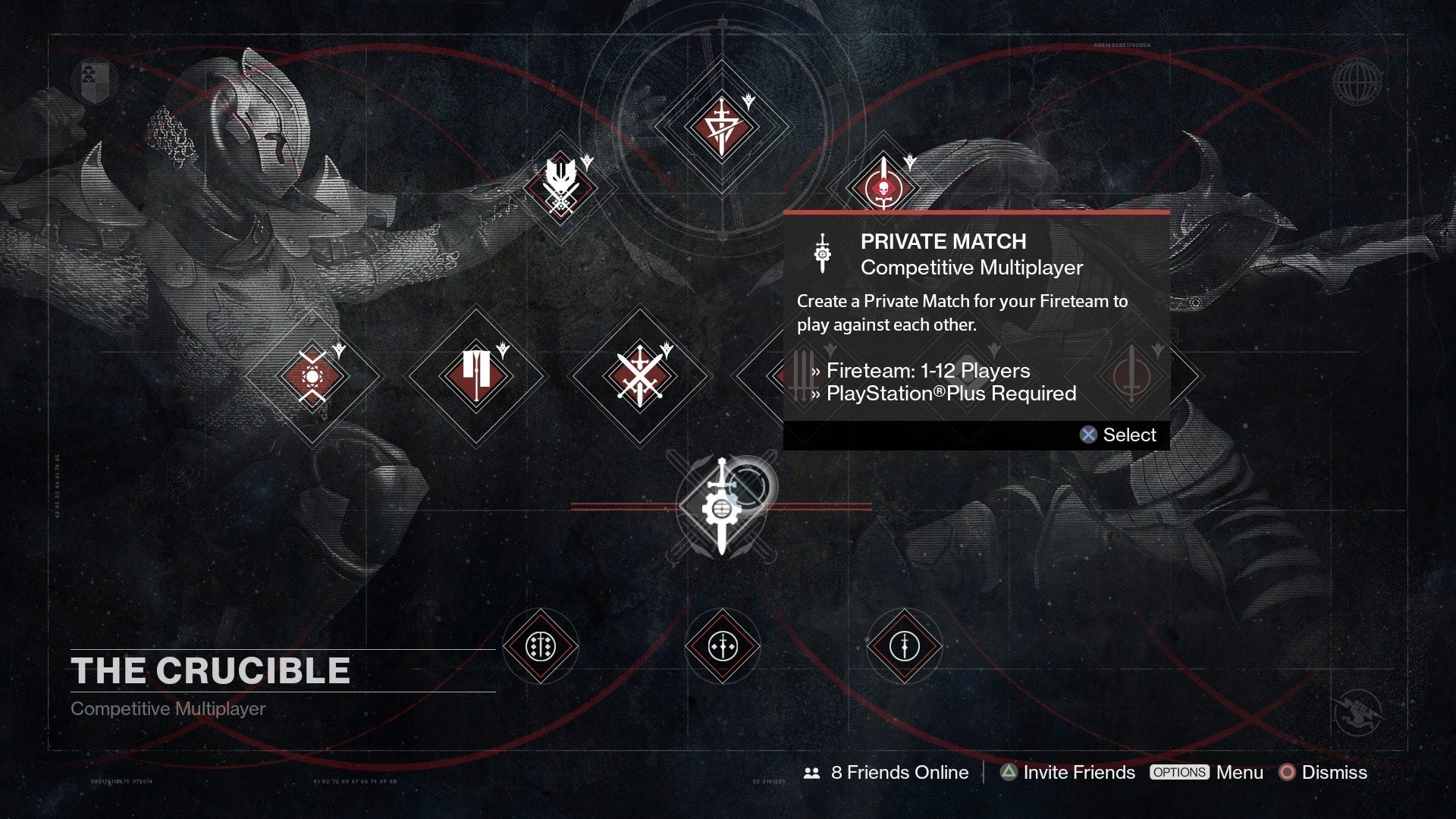 Destiny Menu
