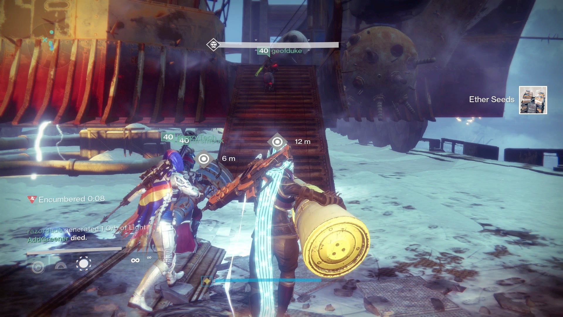 Destiny Wrath of the Machine Siege Engine boss - How to repair, use ...