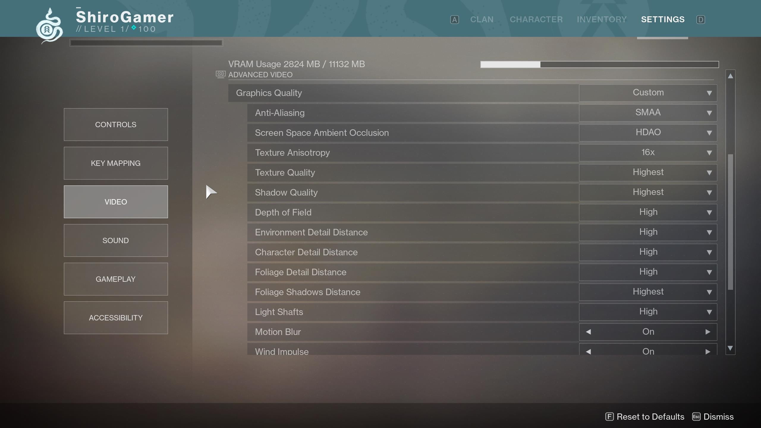 Destiny 2 PC: here's everything the settings menu has to offer | VG247