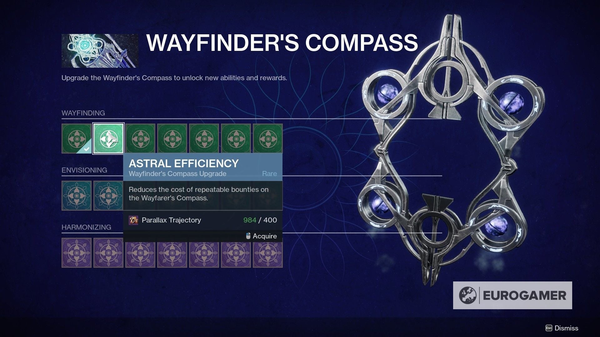Destiny 2 Wayfinder's Compass explained: Compass calibration, artefact ...