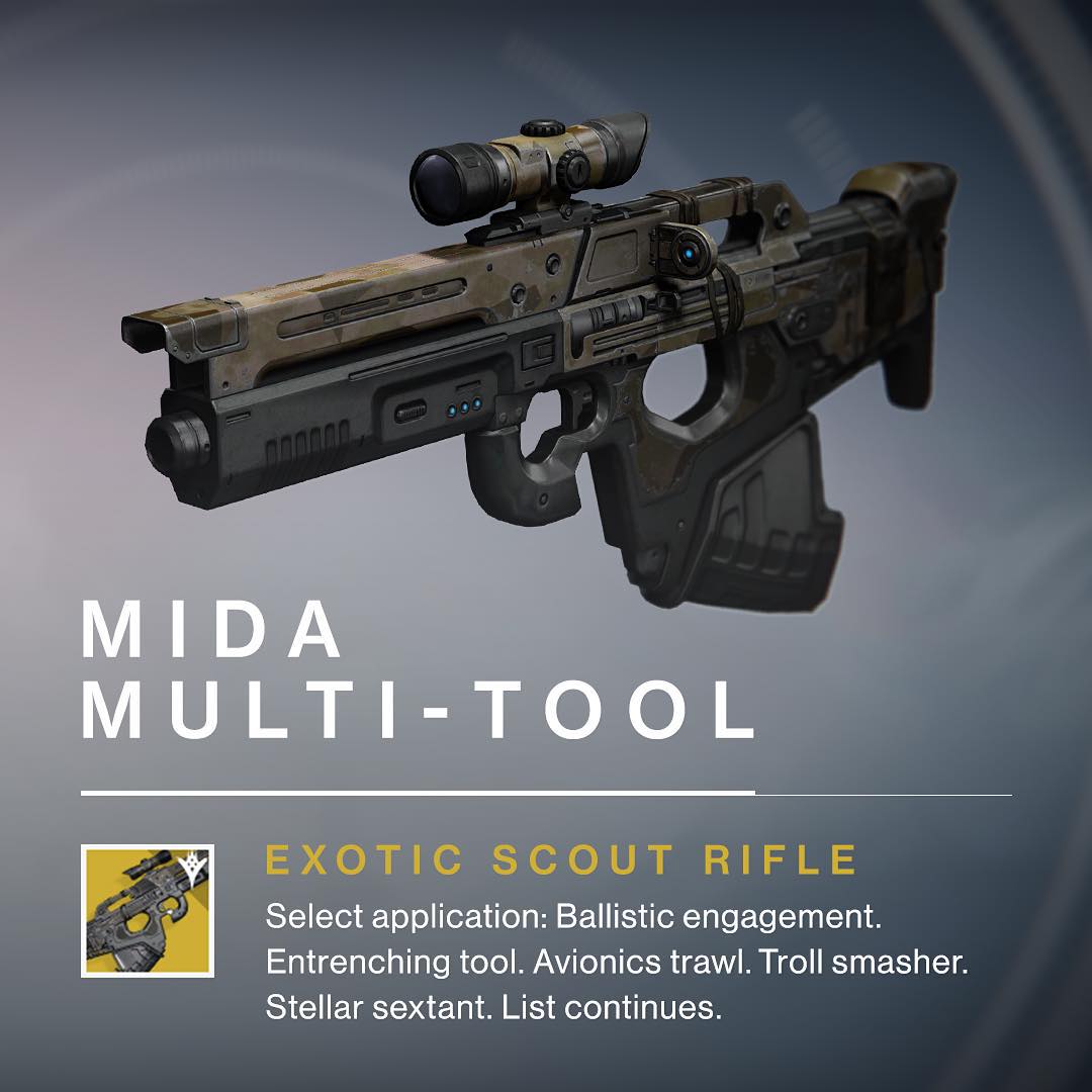 New and revamped Destiny Exotics include Year Two MIDA Multi Tool | VG247